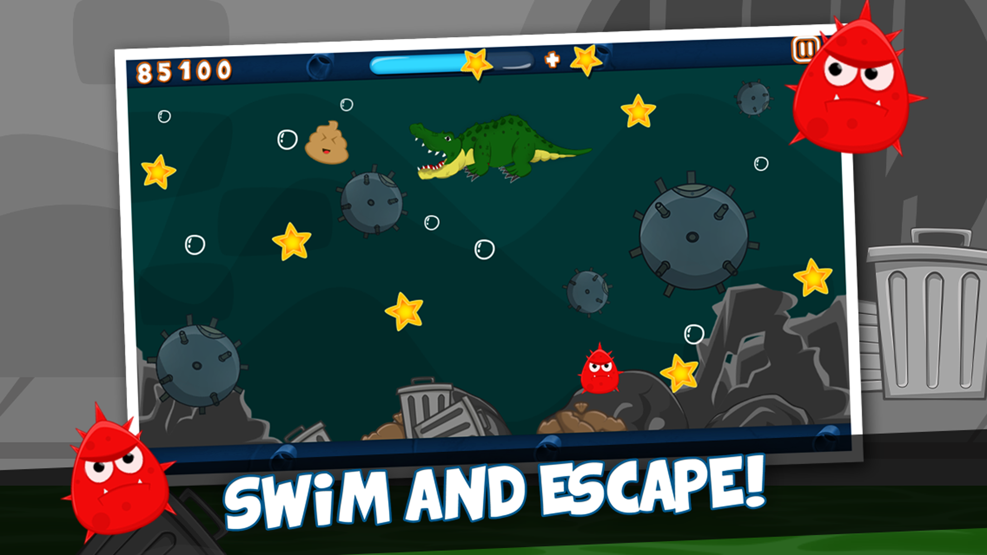 Farting Poo Story - Stinky Pou Swim Time:Amazon.co.uk:Appstore for Android