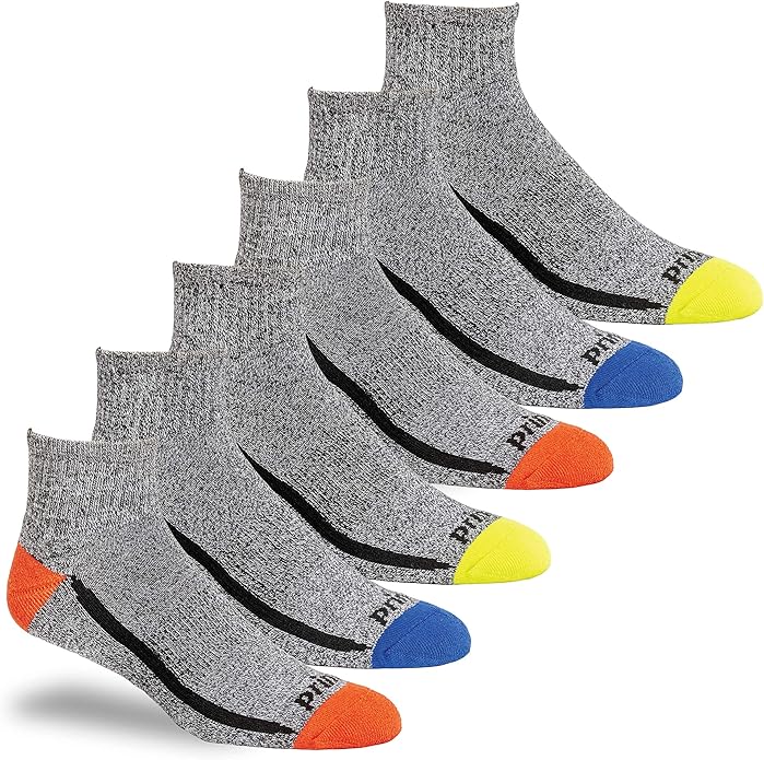 Buy Prince Men's Athletic Quarter Socks for Sports, Running, Tennis ...