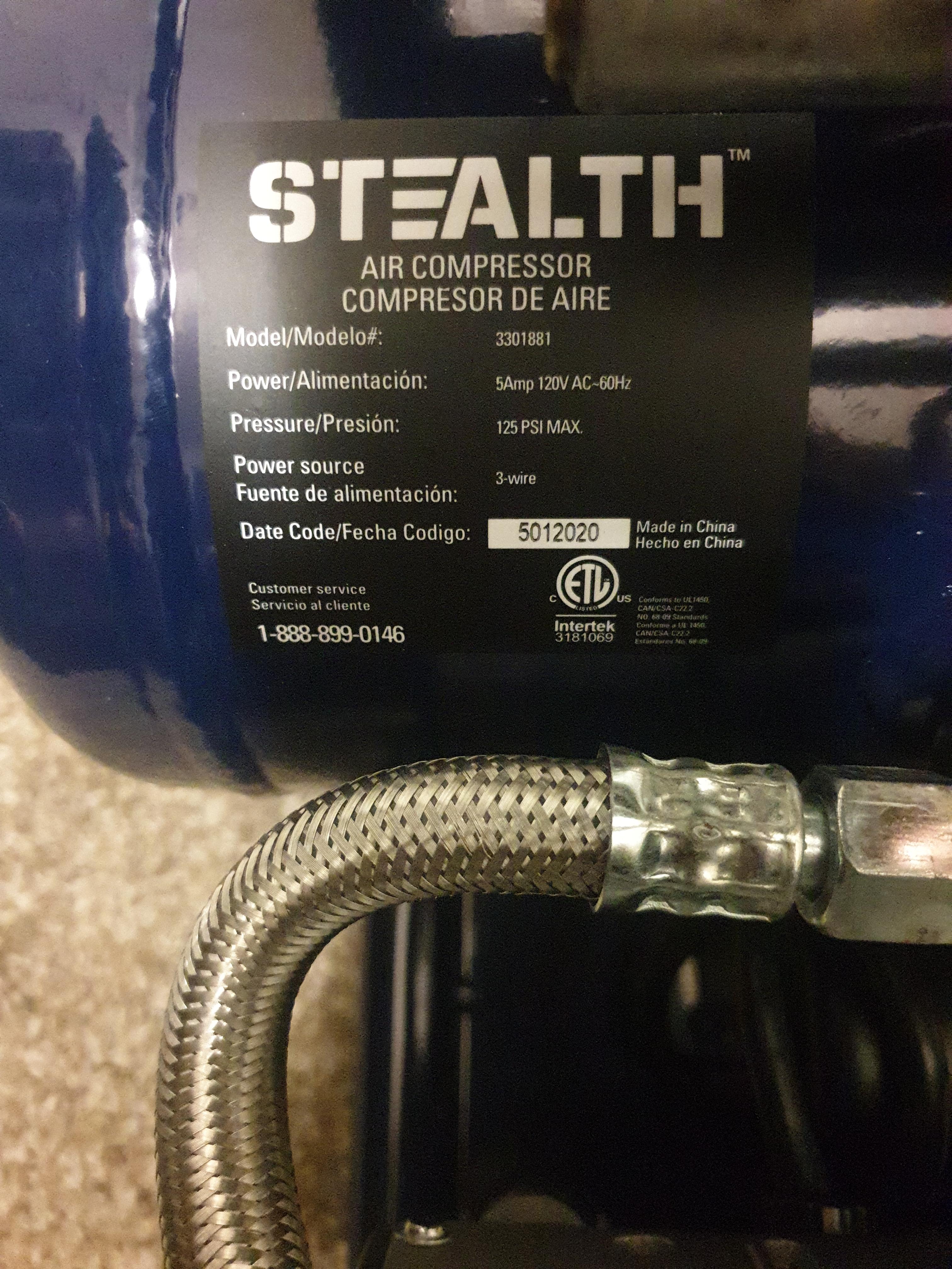 $30/mo - Finance Stealth Ultra Quiet Air Compressor, Only 60 Decibel 2 ...