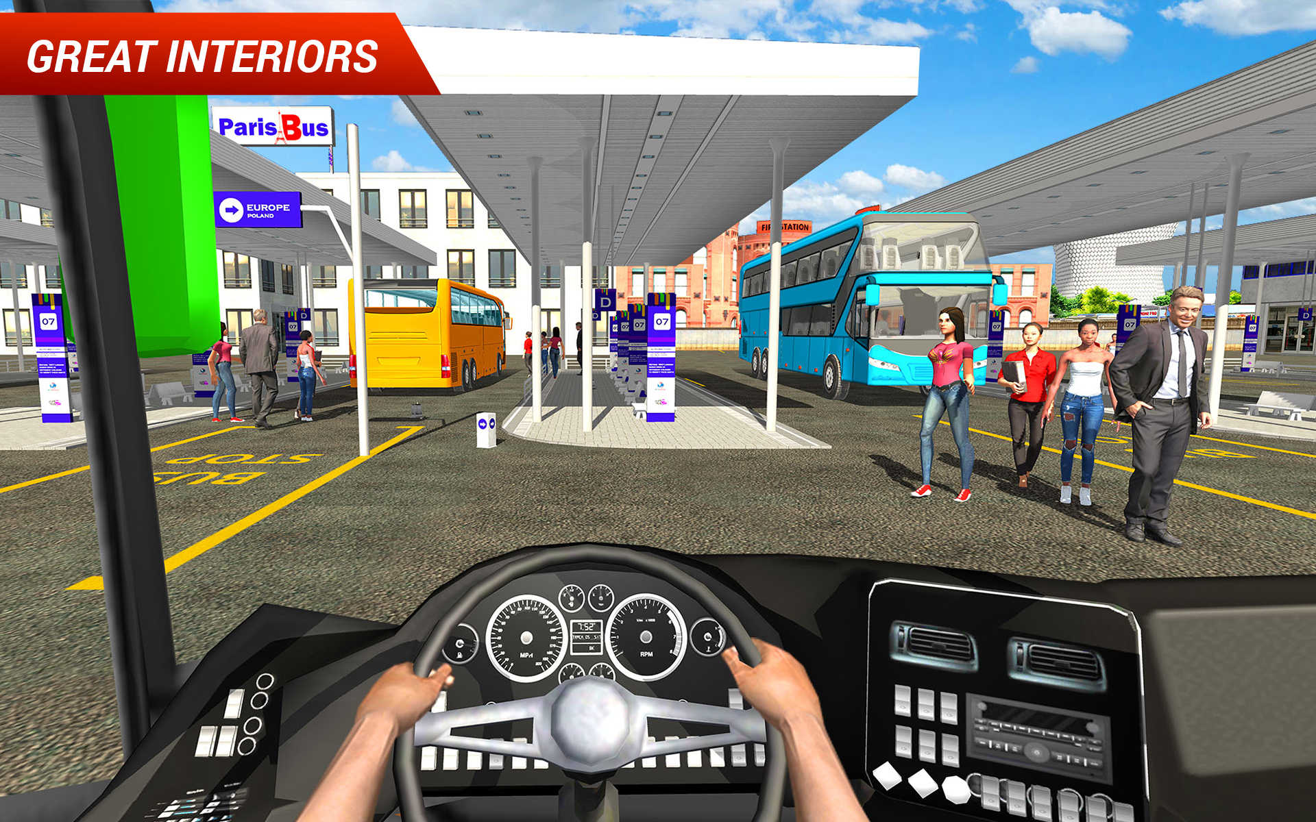 Reisebus-Fahr Simulator 2018 - Coach Bus Driving Simulator 2018:Amazon ...