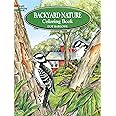 Backyard Nature Coloring Book (Dover Nature Coloring Book): Dot Barlowe ...