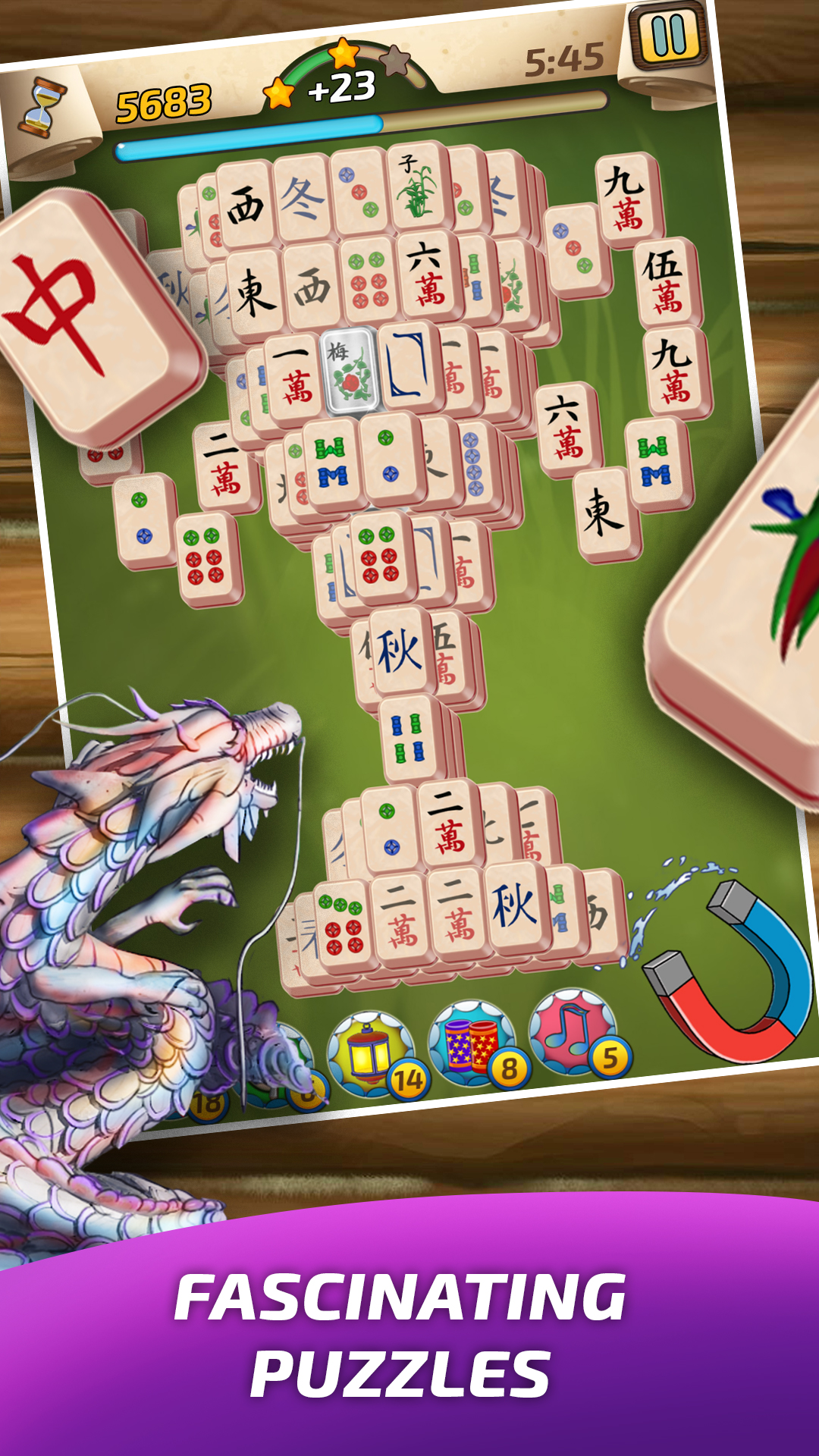 Mahjong Village - Solve puzzles and build your township. Enjoy this ...