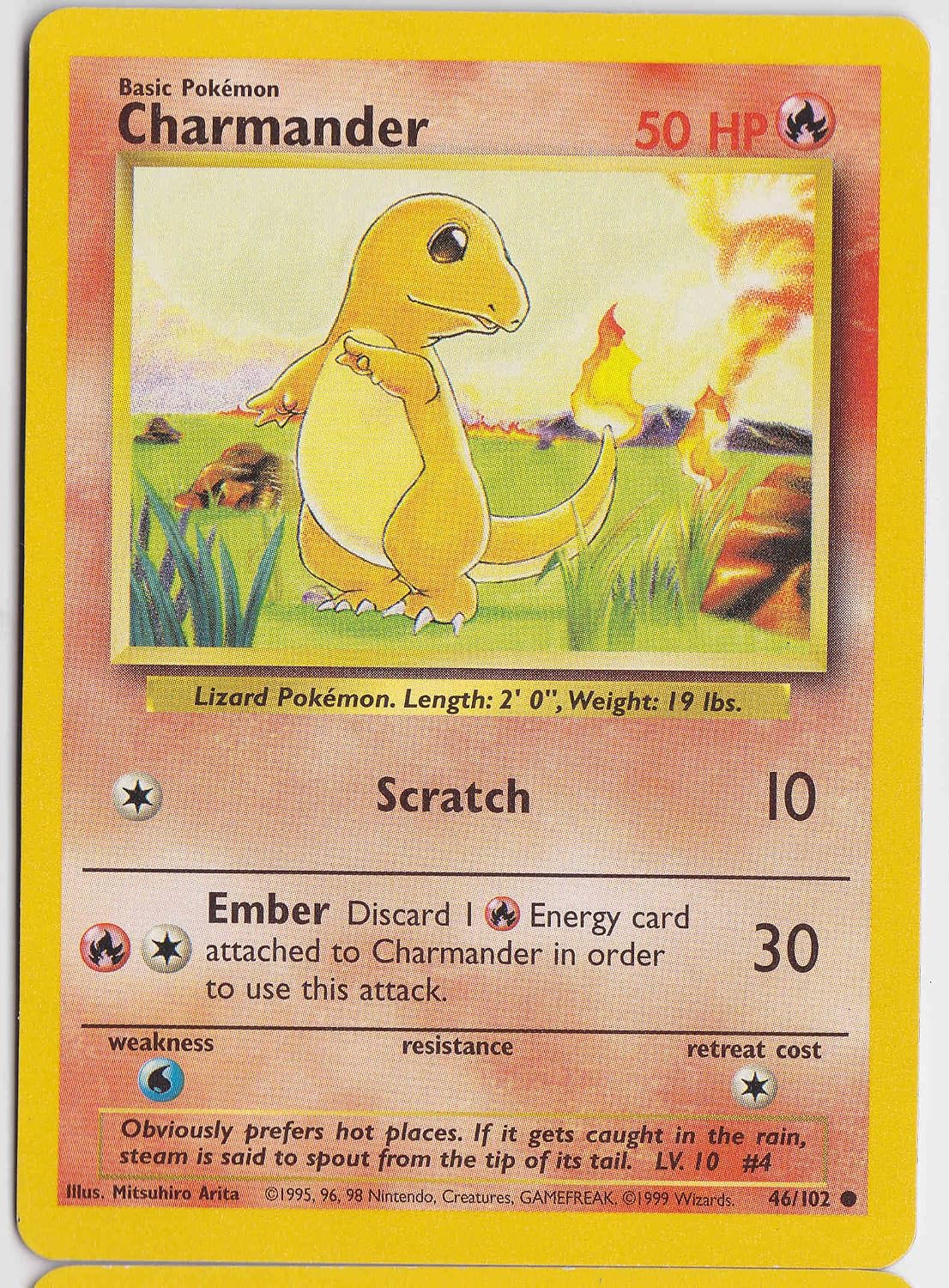 Pokemon Base Set Common Card 46 102 Charmander Single Cards Amazon Pokemon Base Set Common Card 46 102 Charmander Single Cards Amazon