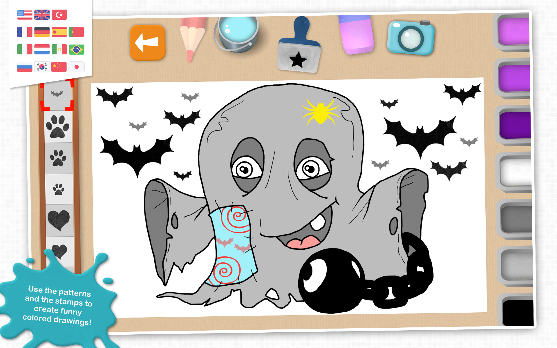 Chocolapps Art Studio - Drawings and coloring pictures for kids:Amazon ...