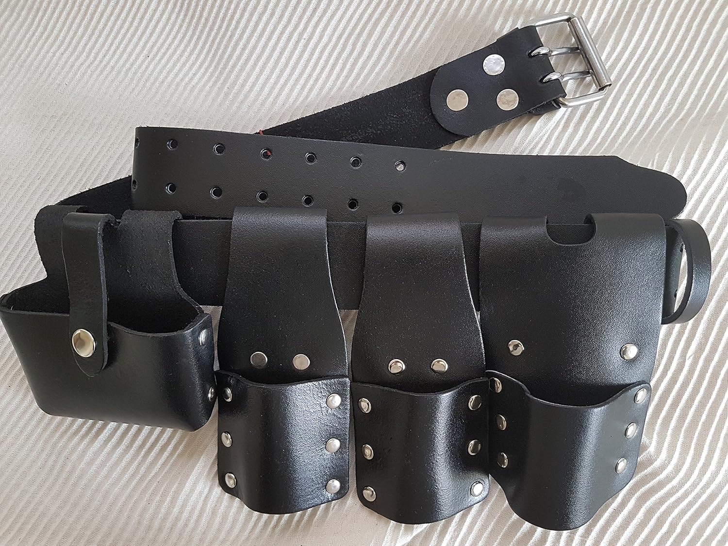 Tool Belts New BBI Leather SPIRIT LEVEL Holder Belt Pouch Tool Scaffold ...