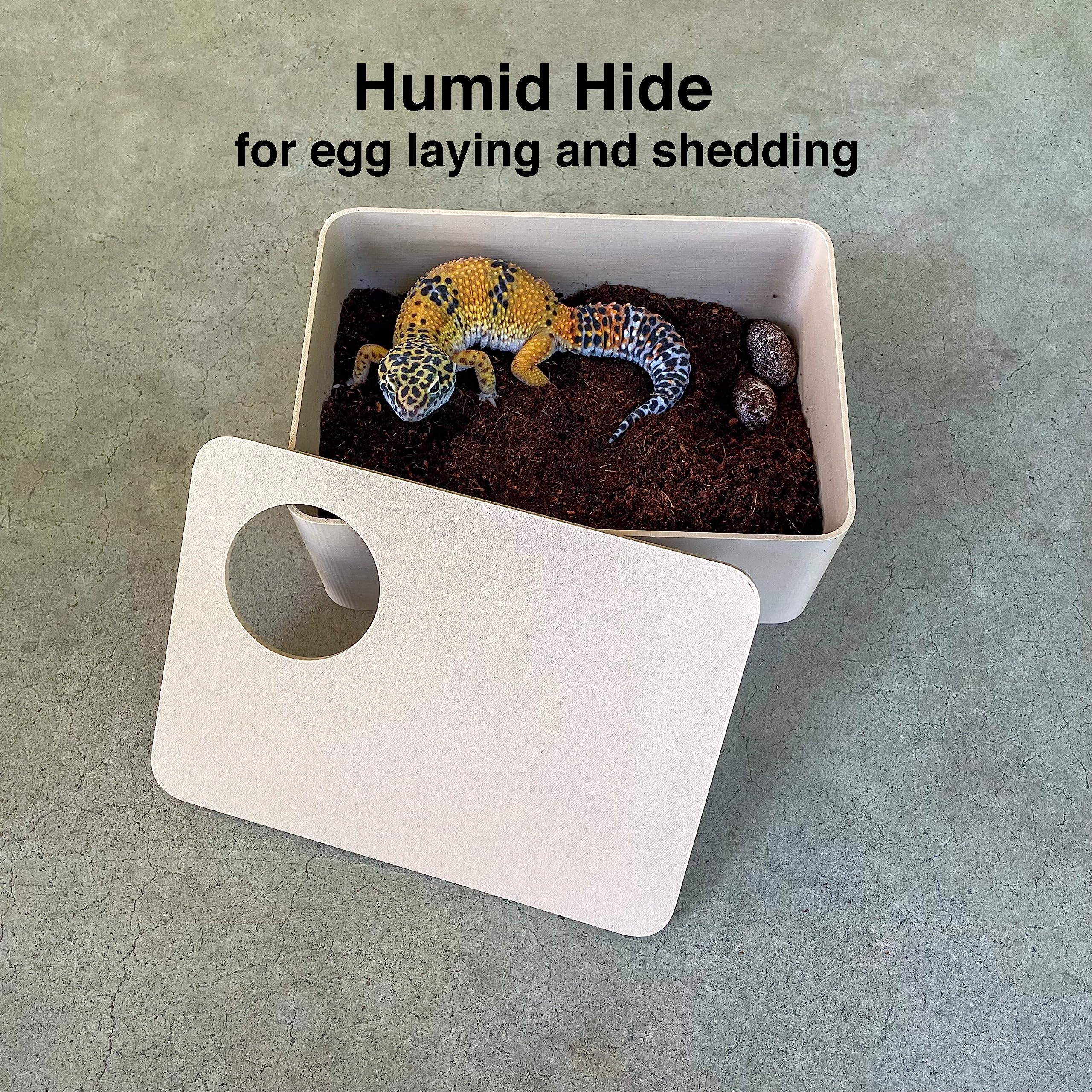 Mua Gondola Geckos Reptile Hide, 3in1 Hide Box, Humid Hide, Food Dish ...