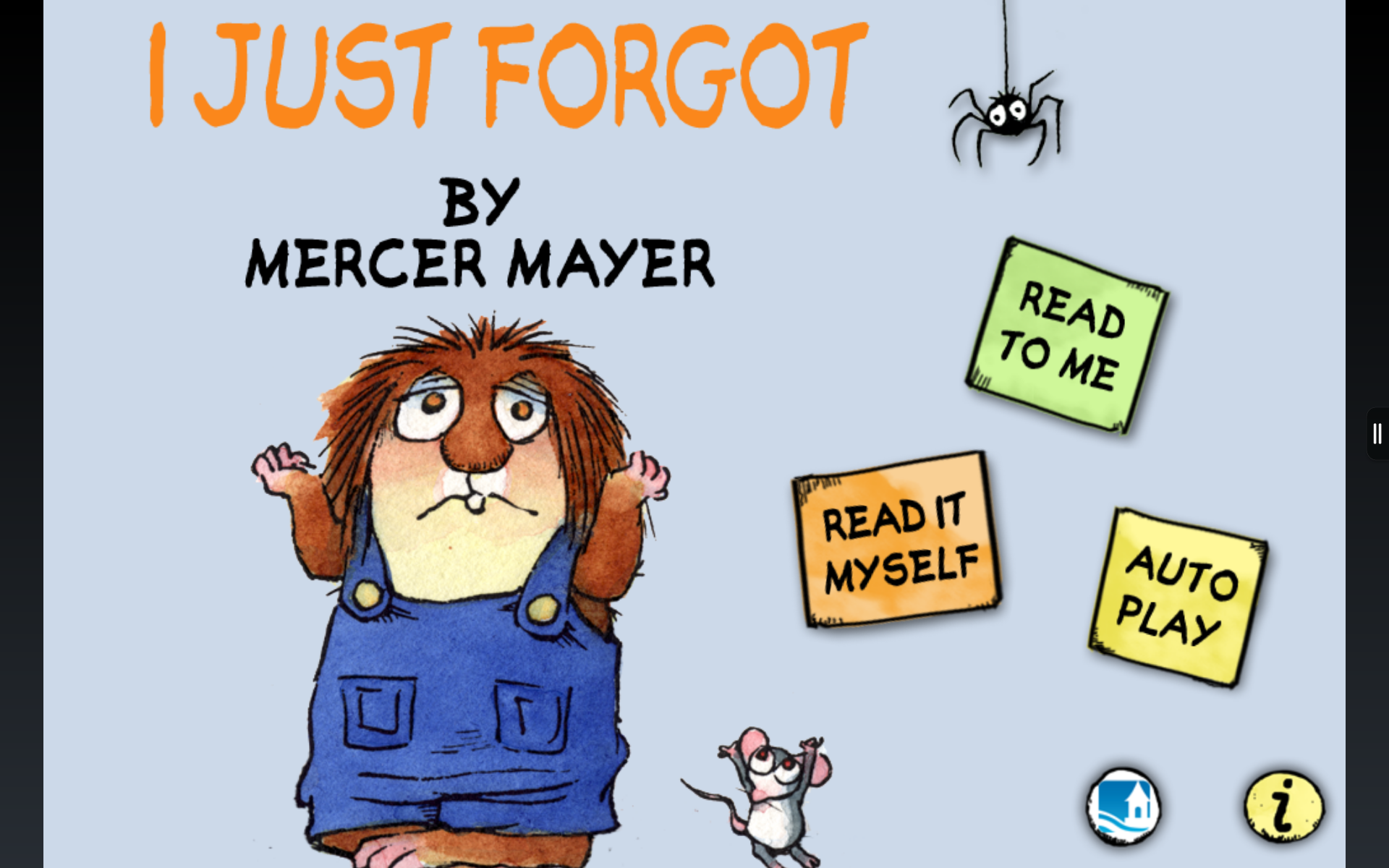 I Just Forgot - Little Critter: Amazon.com.au: Appstore for Android