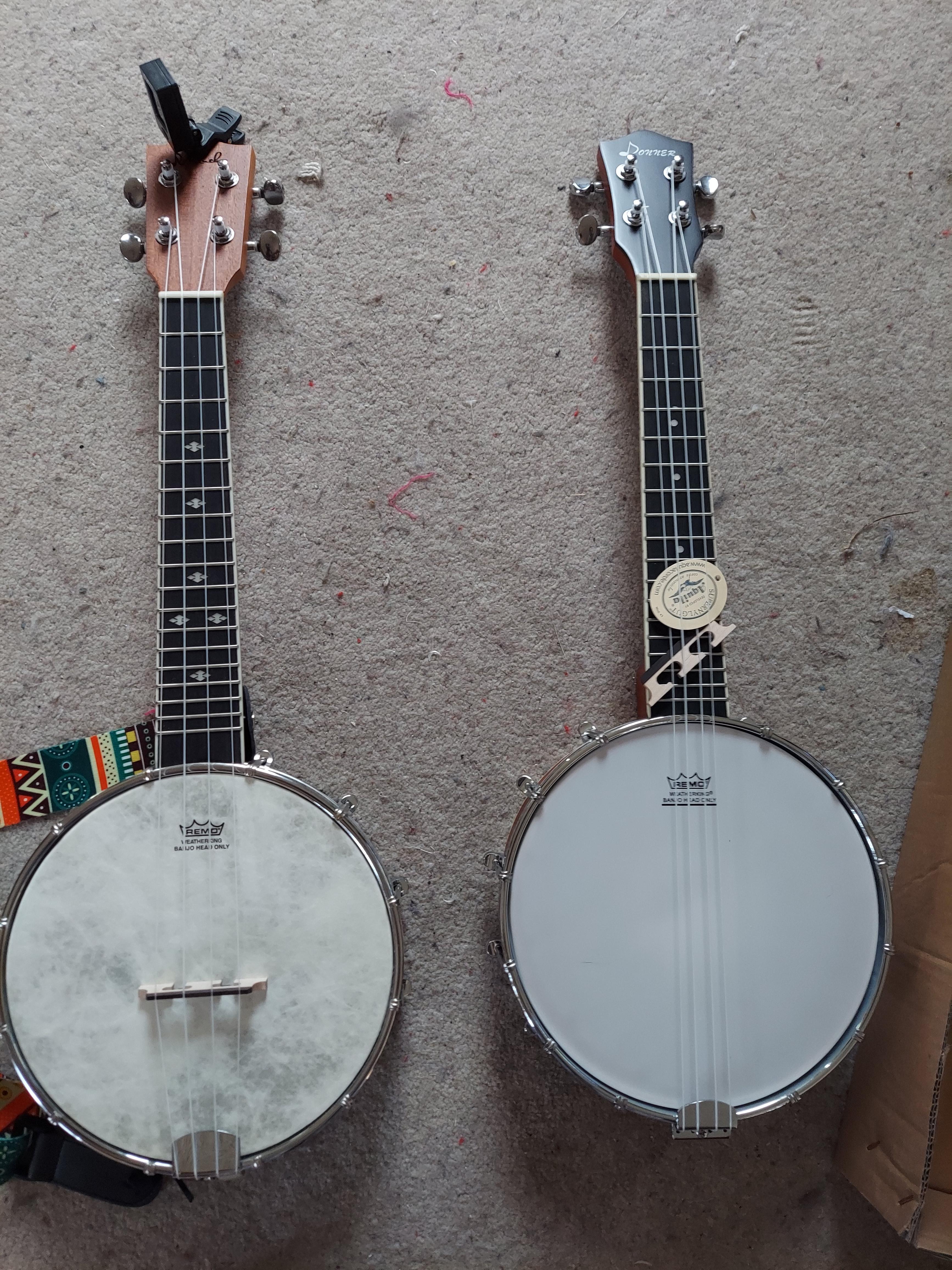 $28/mo - Finance Donner Banjo Full Size 5 String Tenor Banjolele Guitar ...