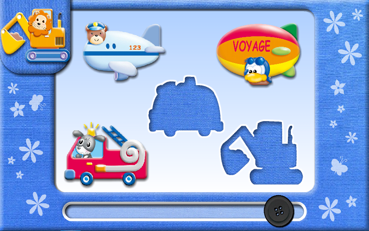 Preschool Puzzles Games with Animated Animals, Vehicles, Ice Creams ...