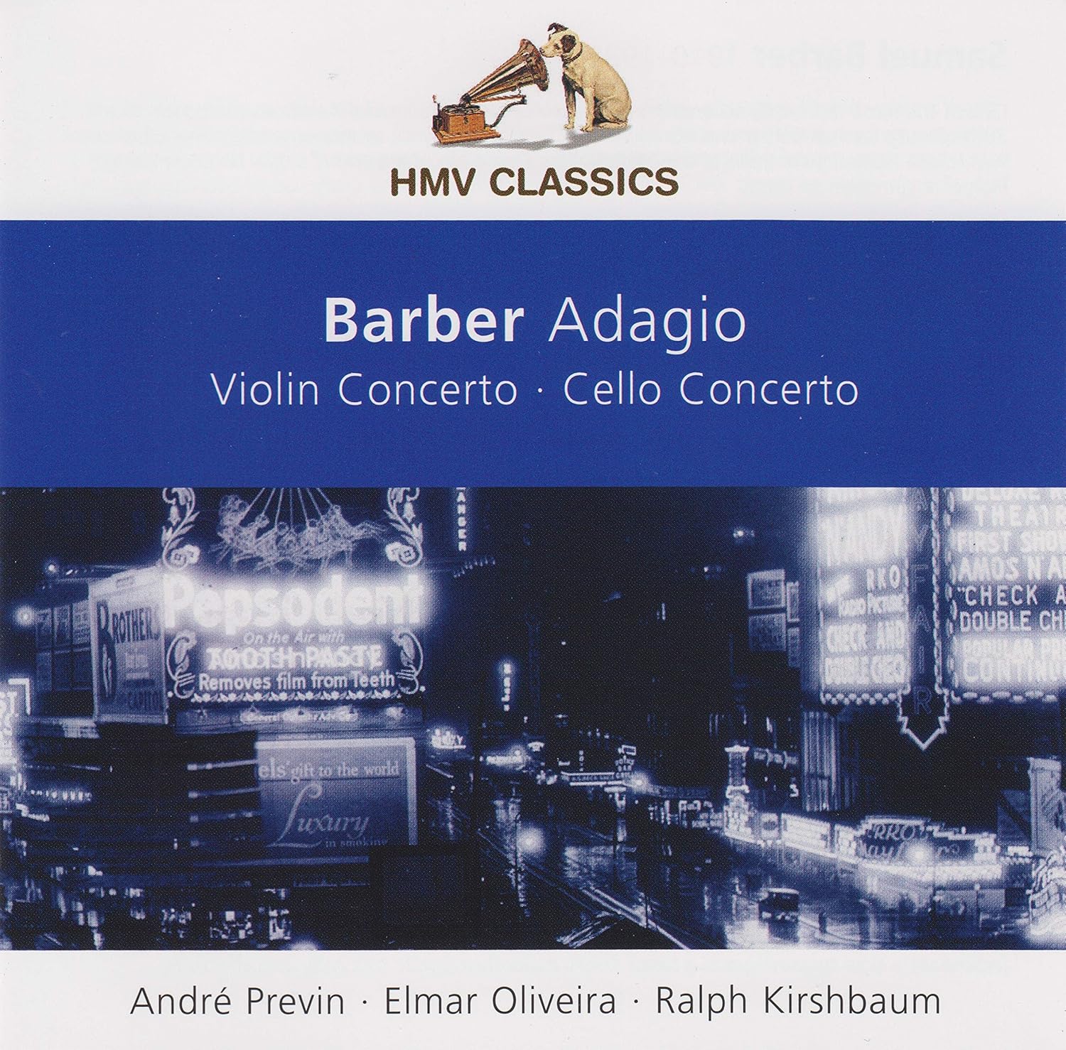 Barber: Adagio - Violin Concerto - Cello Concerto - Agnus Dei by Samuel ...