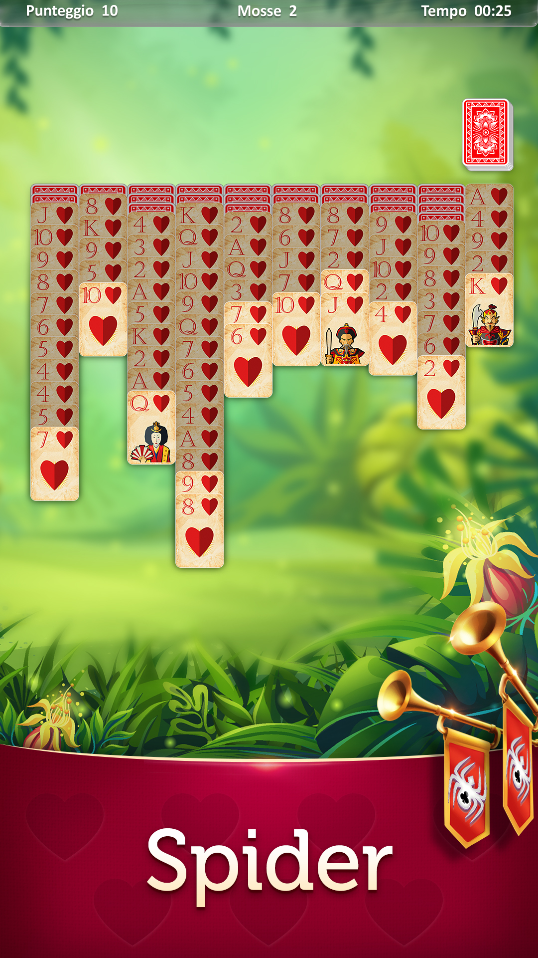 Solitario magico. Classici giochi di carte: Spider, FreeCell, Klondike ...