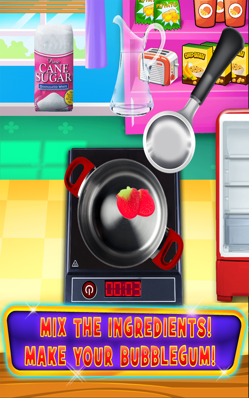 Bubble Gum Maker - Kids Gumball & Chewing Gum Cooking Games FREE:Amazon ...