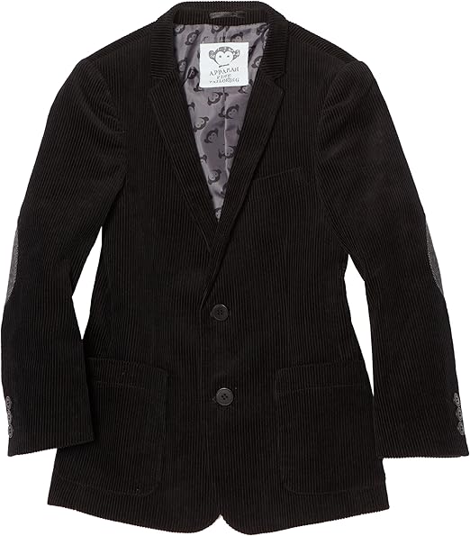 Amazon.com: Appaman Little Boys' Mini Professor Jacket, Black, 3T ...