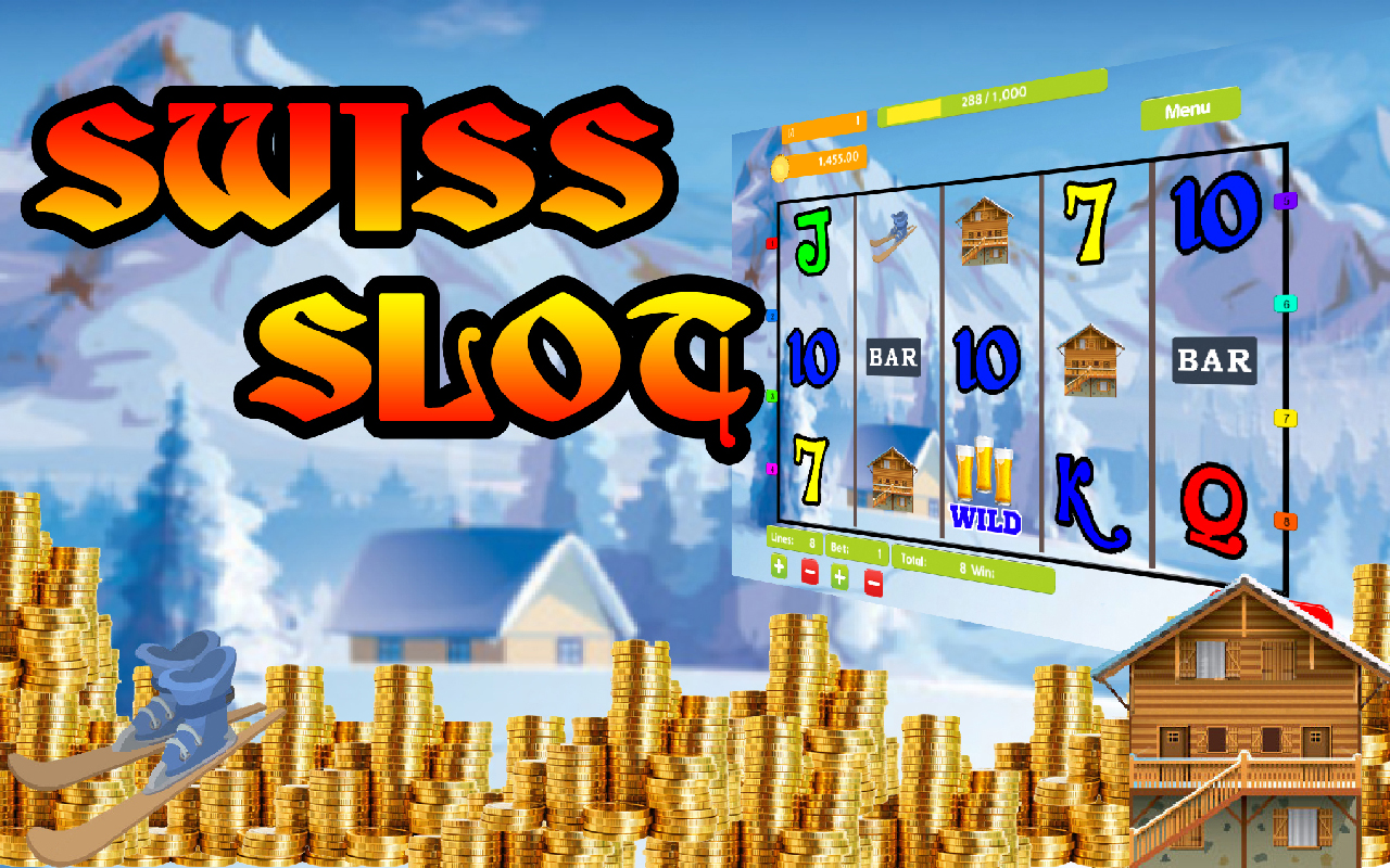 Amazon.com: Swiss Ski Chalet Alps Switzerland Lucky Jackpot Progressive ...