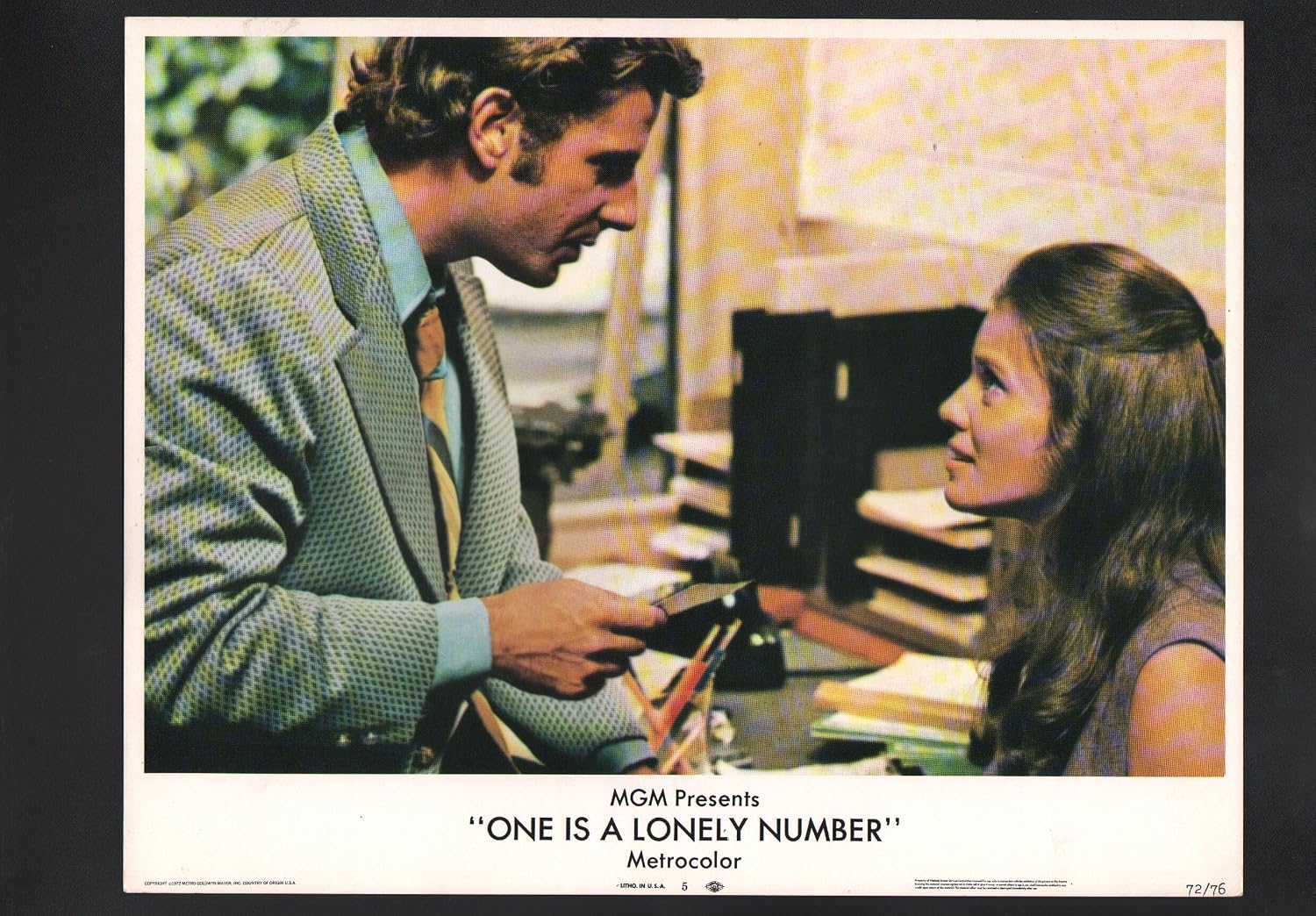 Amazon.com: MOVIE POSTER: One is a Lonely Number Lobby Card #5-1972 ...