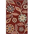 Amazon.com: Maples Rugs Reggie Floral Kitchen Rug - Made in USA ...
