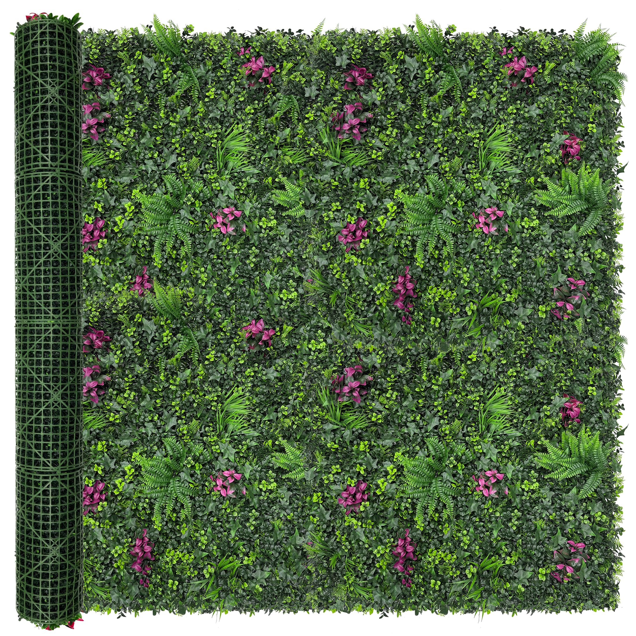 DOPGIB Greenery Grass Wall Boxwood Plant Panel:72"x144"?72SQFT? with UV ...