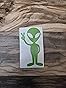 Amazon.com: Sunset Graphics & Decals Alien Peace Sign Decal Vinyl Car ...