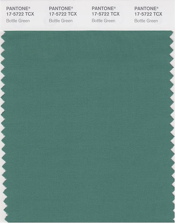 PANTONE Smart 17-5722X Color Swatch Card, Bottle Green - Wall Decor ...