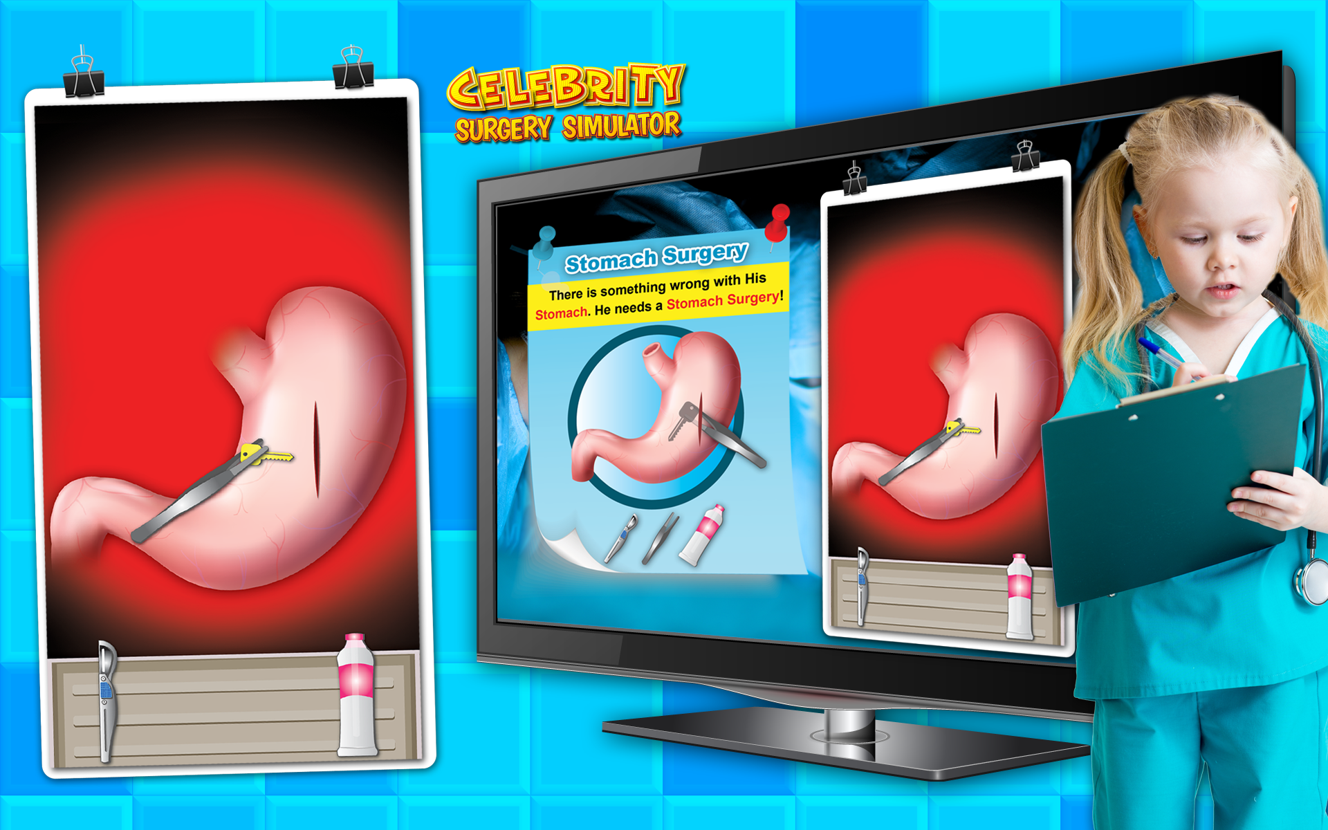 Celebrity Surgery Simulator: Stomach,Heart,Ear,Liver Surgeon Simulator ...