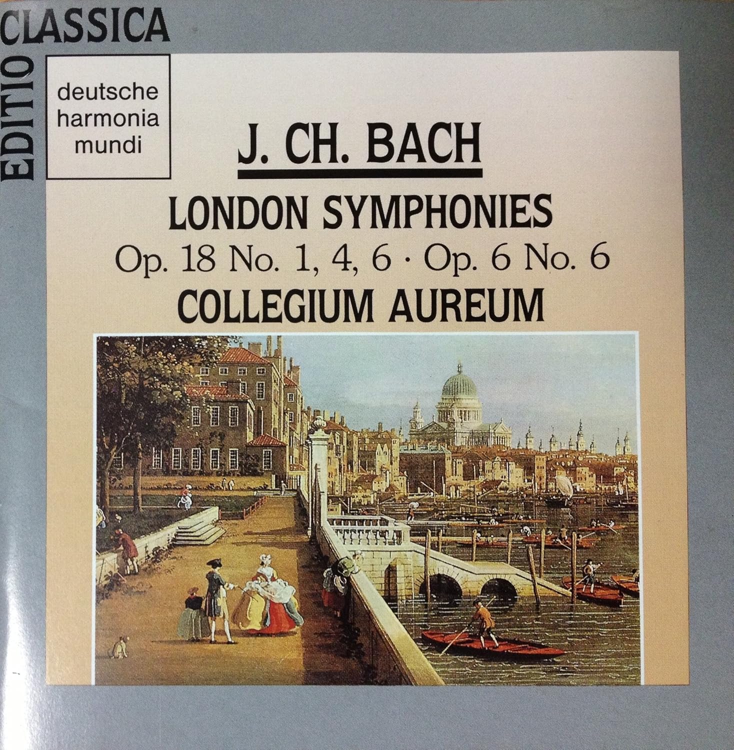J.C. Bach, Collegium Aureum - J. C. Bach: 4 London Symphonies - Amazon ...