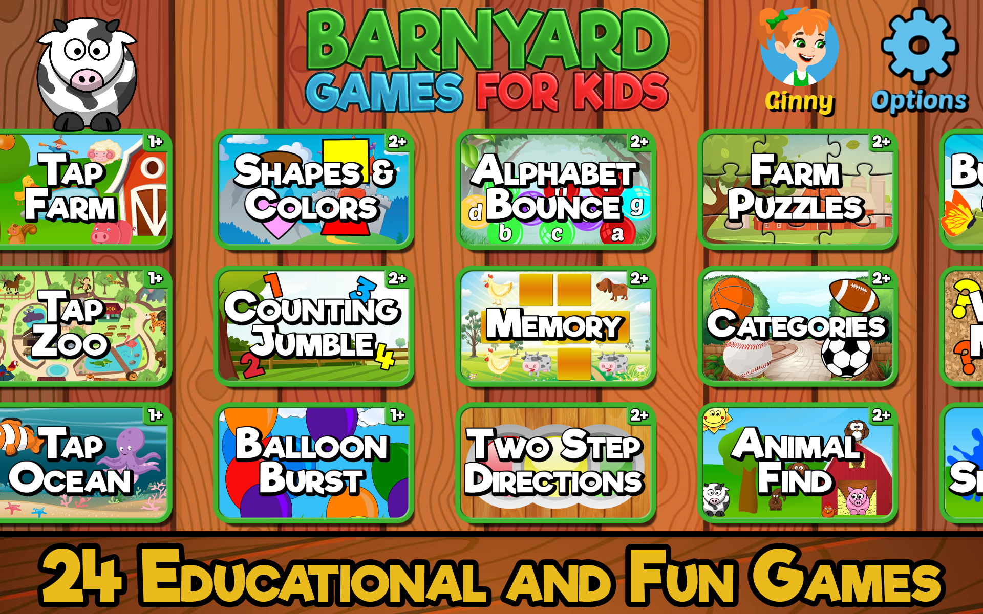 Barnyard Games for Kids SE:Amazon.es:Appstore for Android