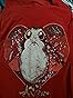 Amazon.com: Star Wars Porg In Heart Red Pink Fade Valentine T-Shirt T ...