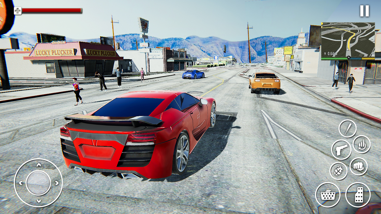 Miami Gangster Grand Auto Theft Crime City Escape: Gangster Game 3D ...