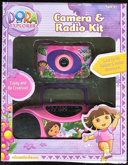 Amazon.com: Dora the Explorer Camera & Radio Kit Nickelodeon: Toys & Games