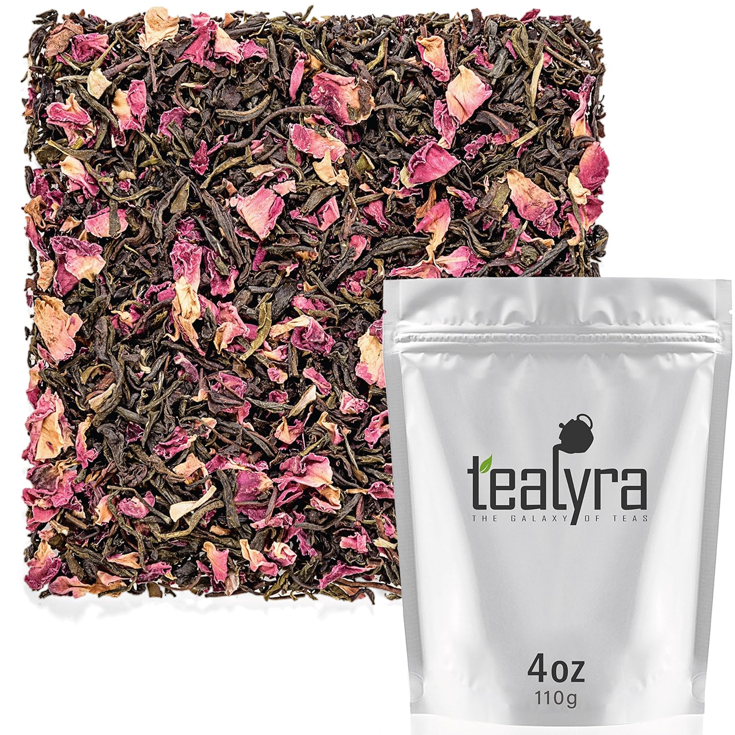 Amazon.com : Tealyra - Rosy Earl Grey - Black Tea from Sri Lanka with ...