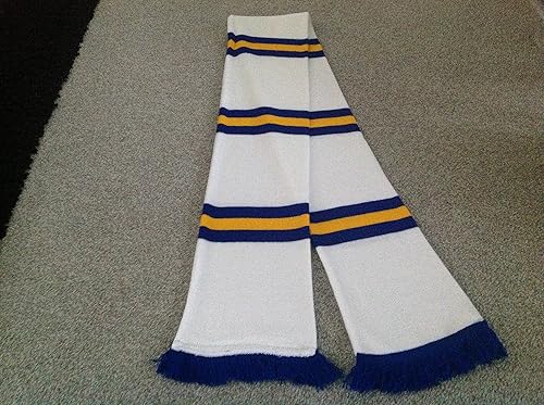 Leeds united Plain bar scarf: Amazon.co.uk: Sports & Outdoors
