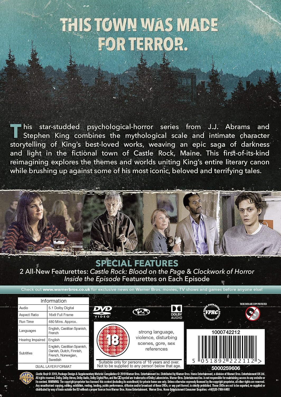 Castle Rock: Season 1 [DVD] [2018] [2019] - BigaMart