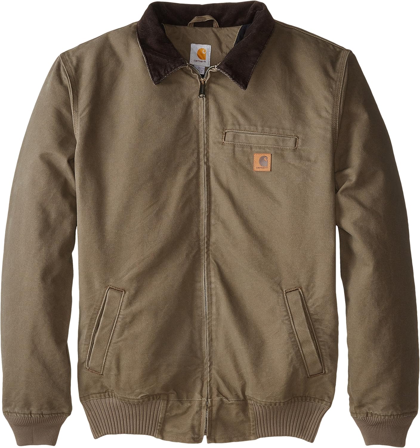 Carhartt Bankston - Chamarra para Hombre, Marrón Claro, 2X Alto: Amazon ...