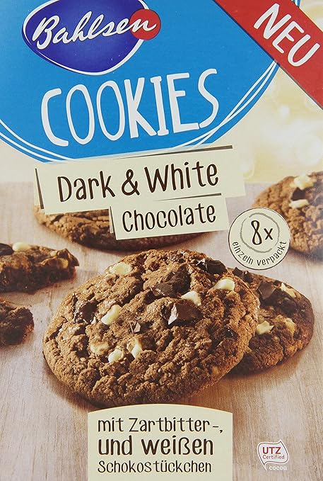 Bahlsen Cookies Dark & White Chocolate, 6er Pack (6 x 200 g): Amazon.de ...