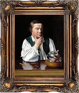 Amazon.com: Historic Art Gallery Portrait of Paul Revere 1768 by John ...