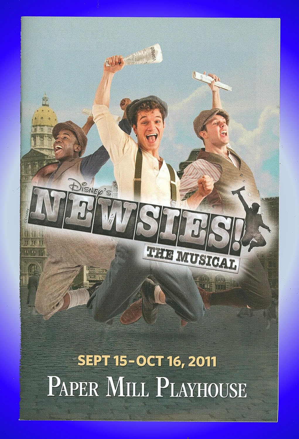 Newsies The Musical, pre-Broadway Playbill + Jeremy Jordan, John ...