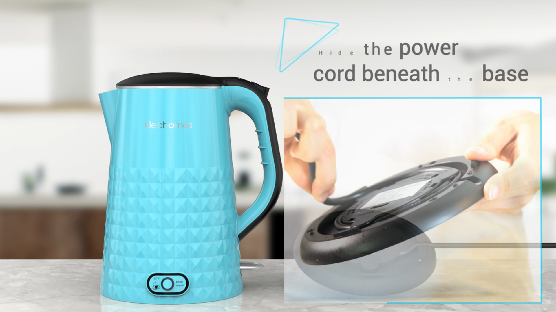 Watch Elechomes Electric Kettle with Smart Keep Warm Function on Amazon Live