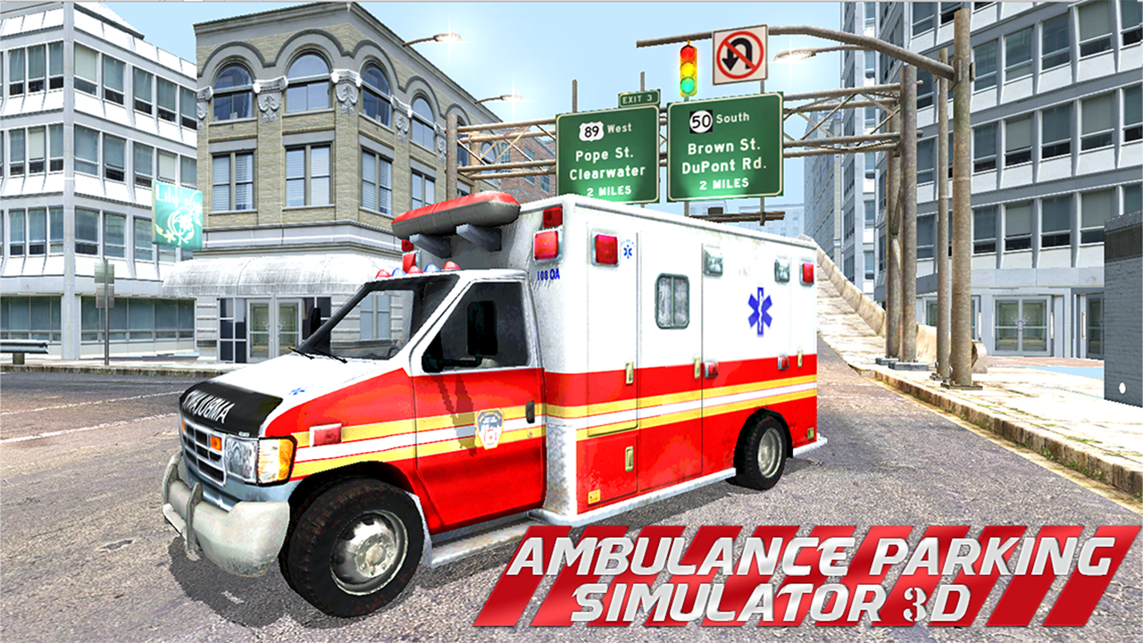 EMERGENCY AMBULANCE PARKING SIMULATOR 3D - Medical Healthcare Transport and Paramedic Assistant ...