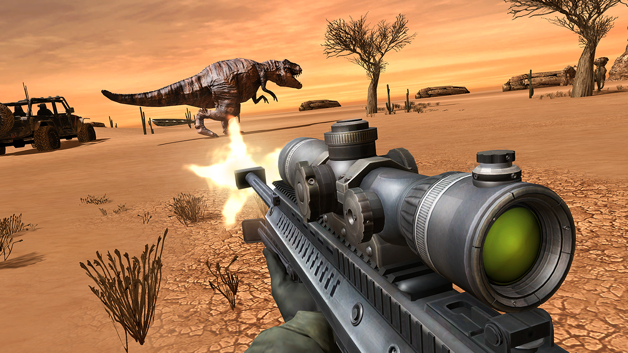 Jurassic Dino Hunter : Dinosaur Shooter Sniper Game 3D:Amazon.in ...