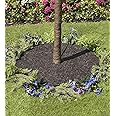 Amazon.com : Permanent Mulch Recycled Rubber Tree Ring, 24" Dia | Weed ...