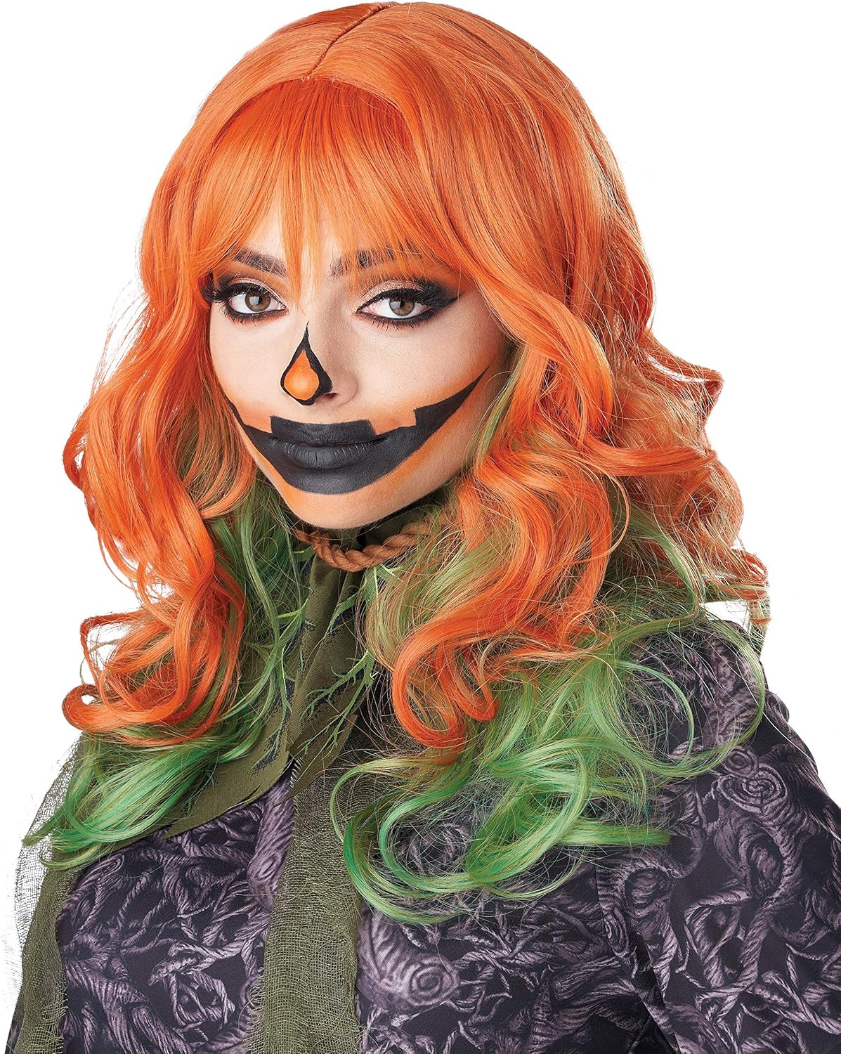 Amazon.com: Womens Pumpkin Blossom Adult Halloween Wig Orange: Clothing