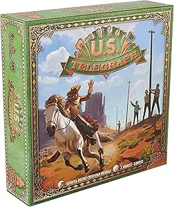 Amazon.com: US Telegraph Board Game | Interactive Tile-Placement Game ...