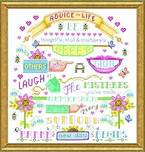 Amazon.com: Design Works Crafts Counted Cross Stitch Kit, Various