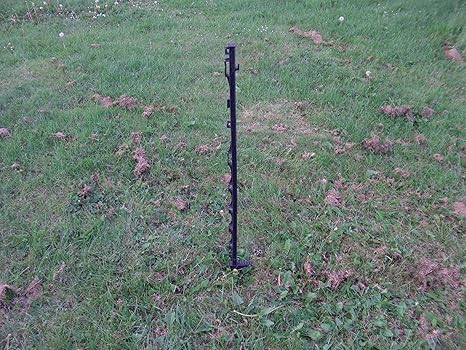 3ft Black Electric Fence Posts Pack of 10: Amazon.co.uk: DIY & Tools