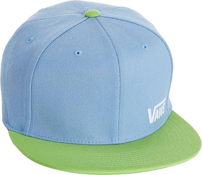 Vans Men's Splitz Baseball Cap, Blue (Pale Blue/Green), Large ...