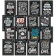 Amazon.com: 16 Inspirational Classroom Posters - Chalkboard ...