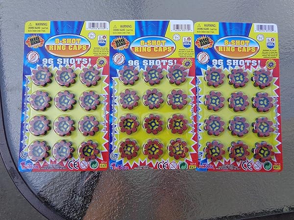 8-shot plastic disc Kap ring 96 shots 3 sheets 288 Total units ...