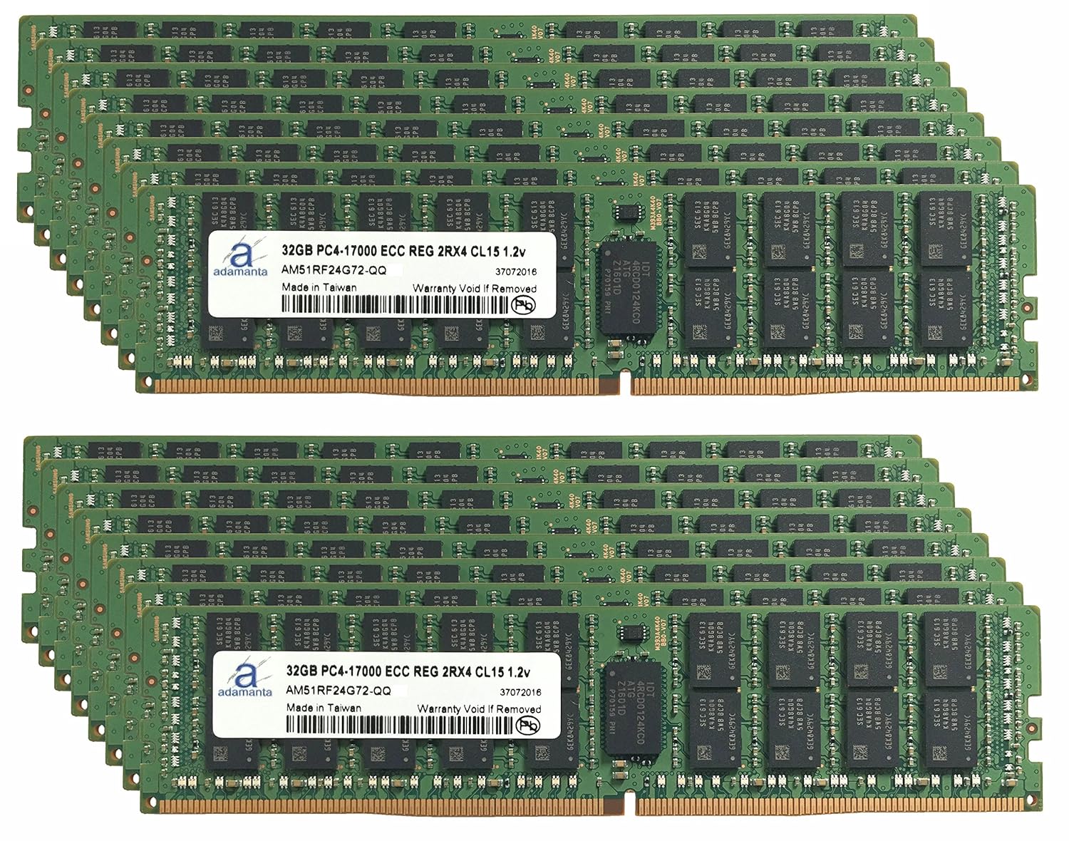 Adamanta 512GB (16x32GB) Server Memory Upgrade for Quanta Computer QCT ...
