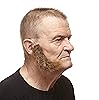 Mustaches Realistic, L Shaped Fake Mutton Chops Sideburns, Brown in ...