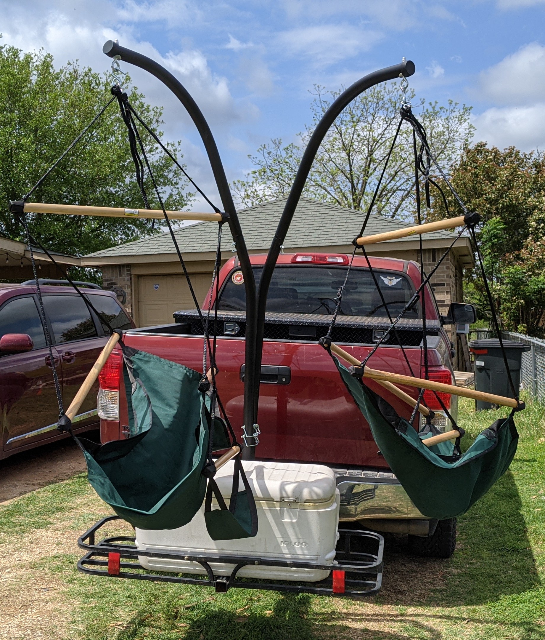 $13/mo - Finance Hammaka 41531202-KP Blue Parachute Hammock Hitch Stand ...